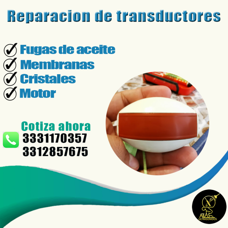 Reparación de transductores – Atlas Ultrasonidos.